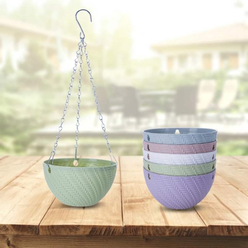 Round Plastic Hanging Pot – Gardens Gadgets And Home Decor